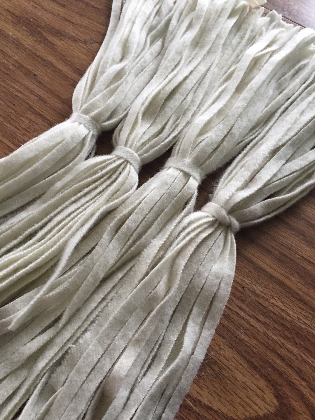 Warm White Wool Rug Hooking Strips: Hand Cut #4, #6, #8 Size - Etsy