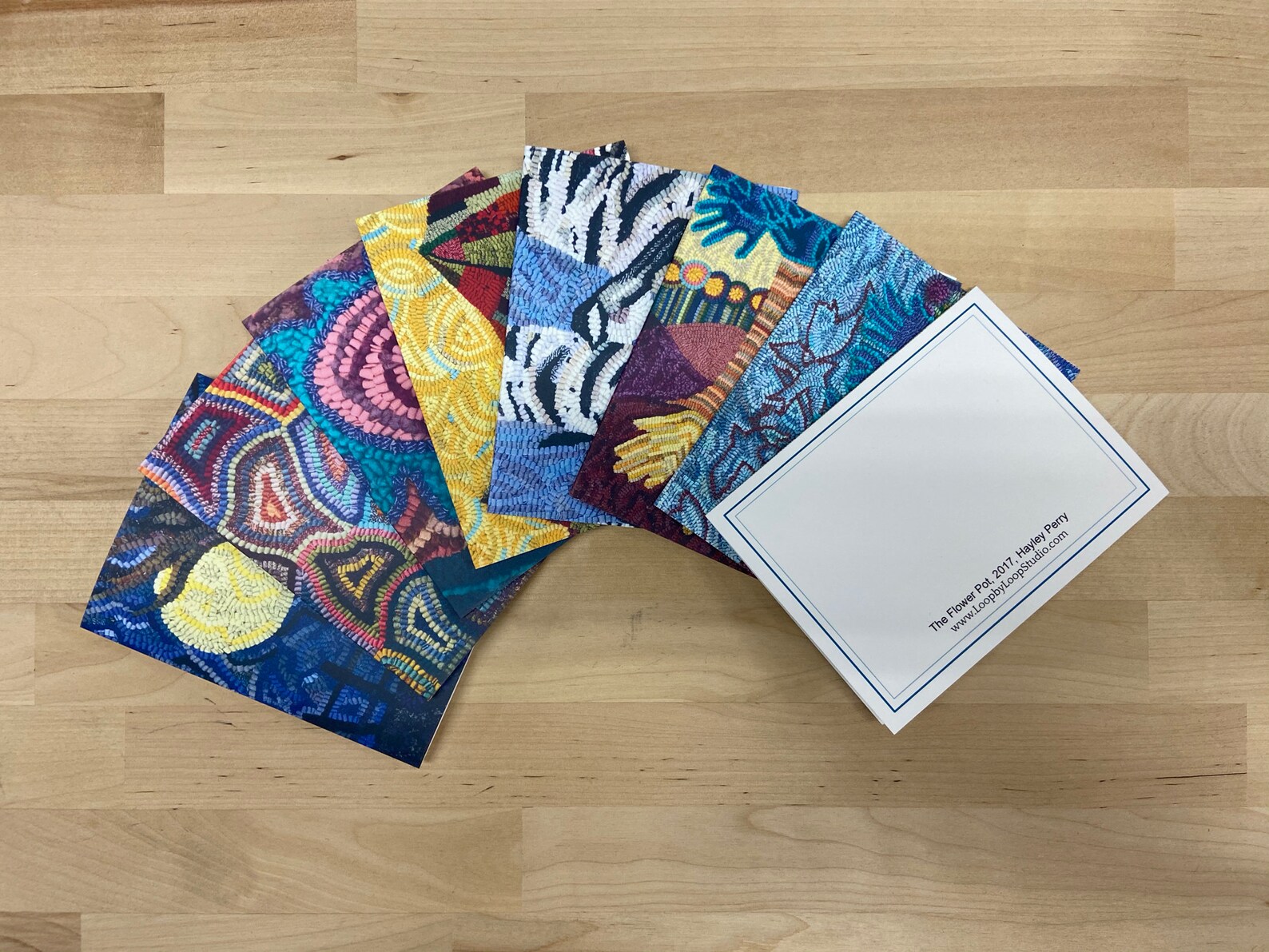 Loop by Loop Studio Blank Note Cards Pack 4 by 5.5 Inches | Etsy