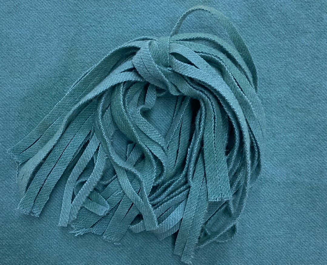 Rug Hooking Wool Strips or Swatch Cool Sage Green 100% Wool 8 by 13 ...