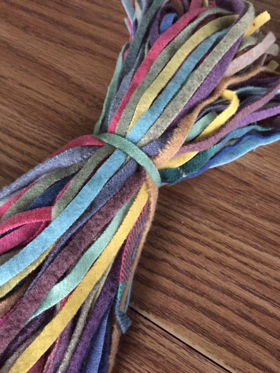 Pastel Wool Strips: 100 Hand Cut Rug Hooking Supplies - Etsy