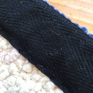 Black Cotton Twill Rug Binding Tape for Rug Finishing - Sold by the ...