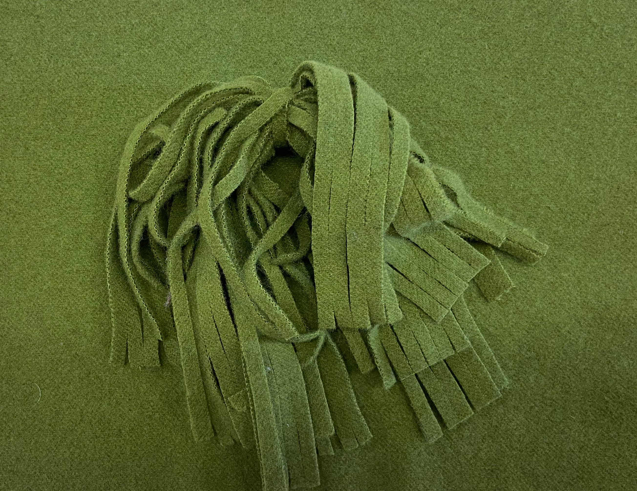 Rug Hooking Wool Strips or Swatch Medium Green 100% Wool 8 | Etsy