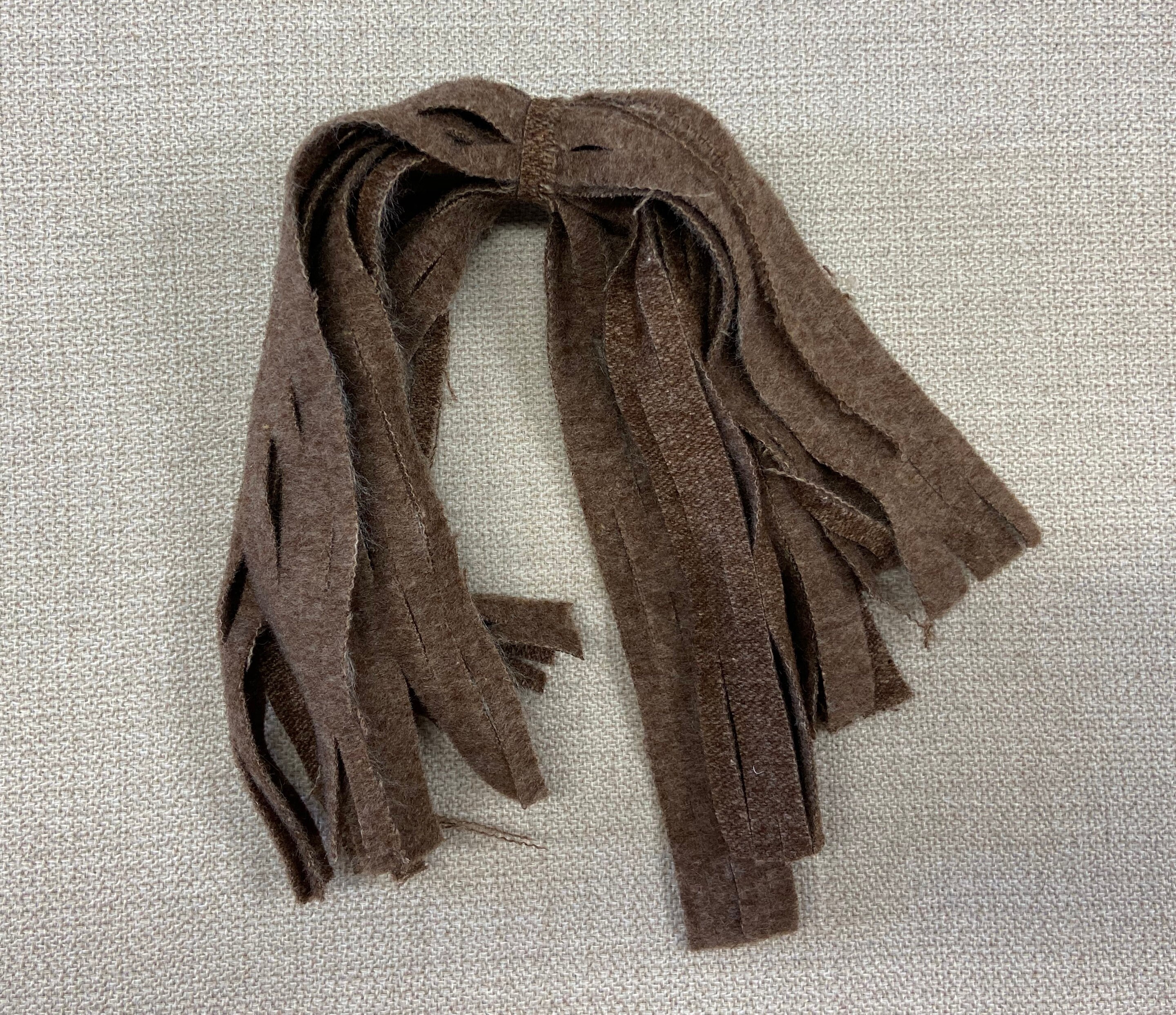 Rug Hooking Wool Strips or Swatch Fuzzy Brown Double Sided | Etsy