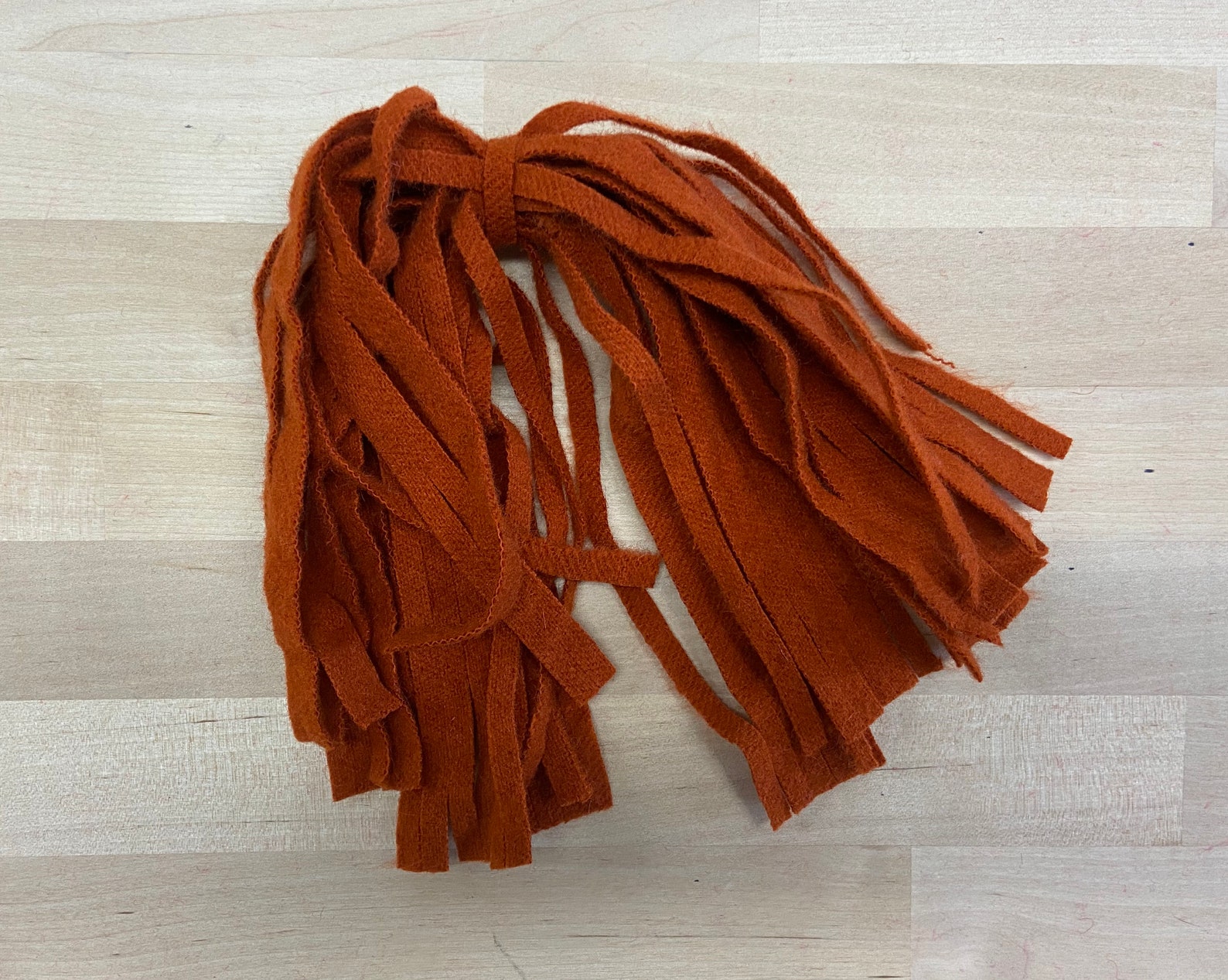 Rug Hooking Wool Strips or Swatch Burnt Orange 100% Wool 8 - Etsy