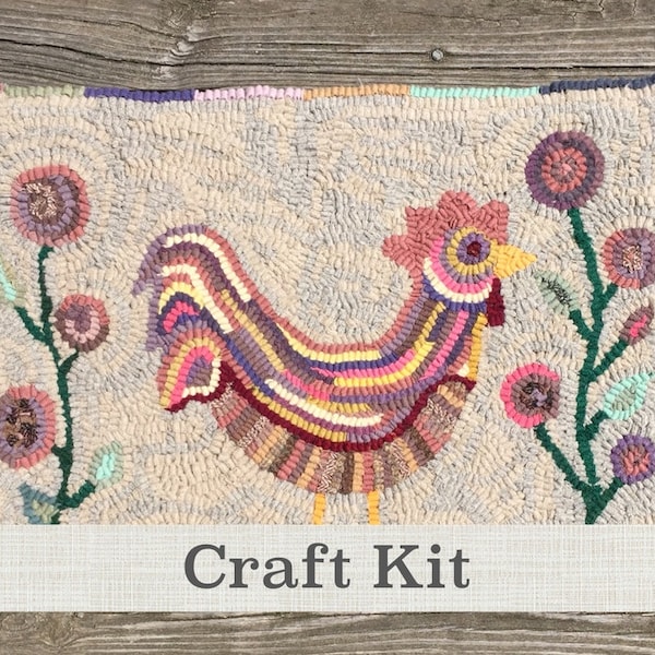 Primitive Rug Hooking Kits - Etsy