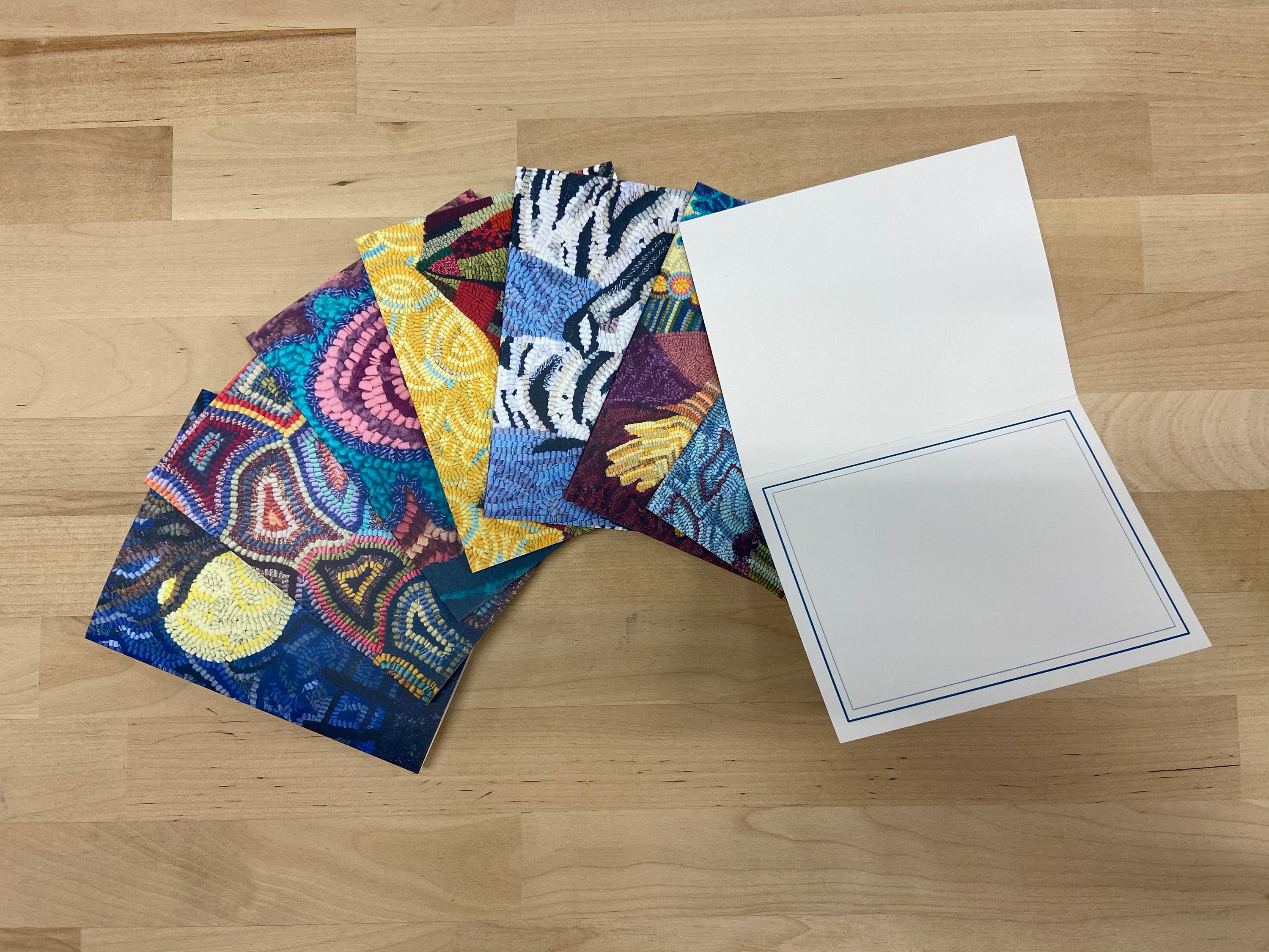 Loop by Loop Studio Blank Note Cards Pack 4 by 5.5 inches | Etsy