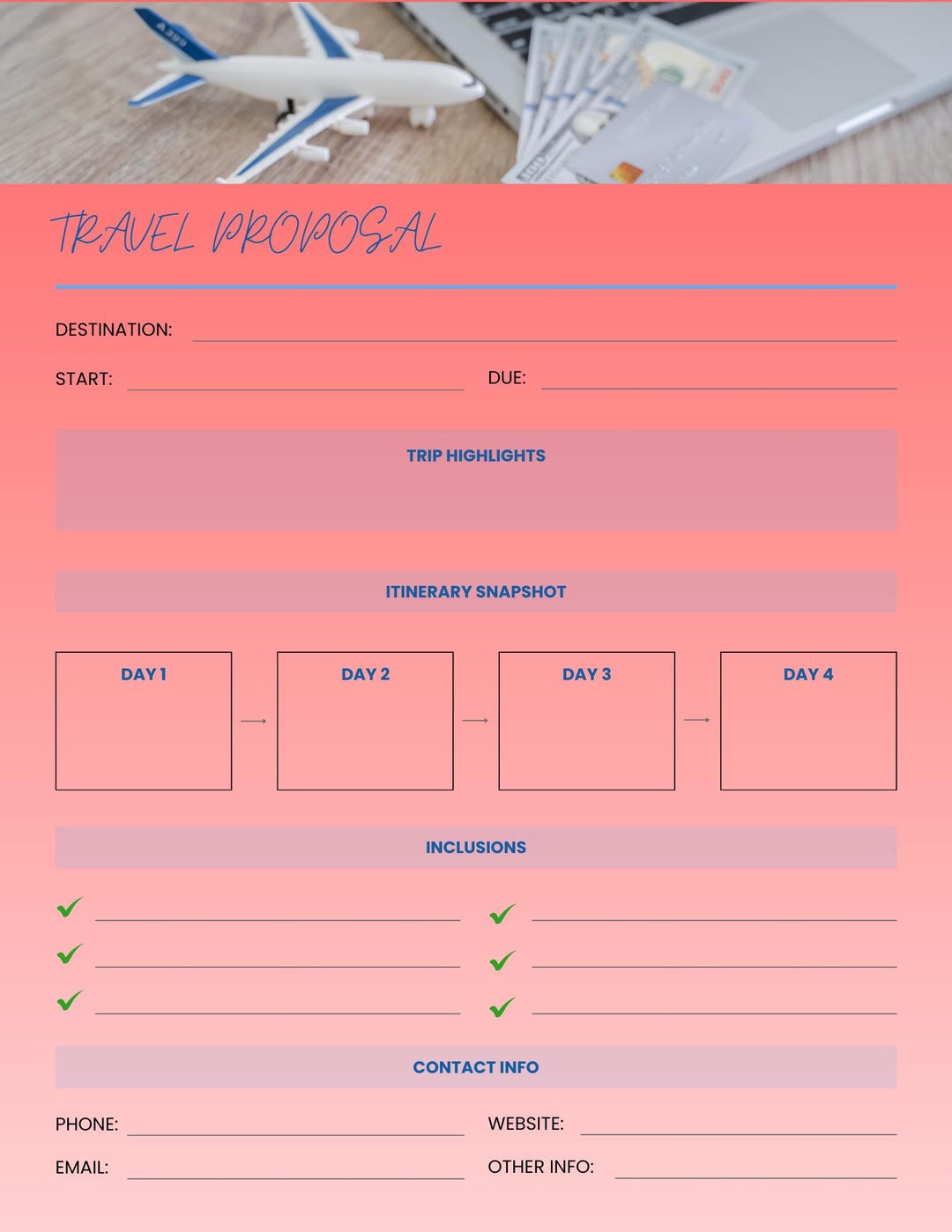 Travel Agency Form Template | Canva Client Form | Travel Agent ...