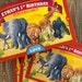 Animal Cracker Stickers, Animal Cracker Labels, Children's Carnival ...