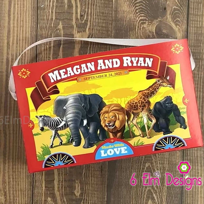 Animal Cracker Circus Box - Etsy