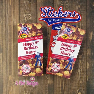 Cracker Jack Labels Custom Cracker Jack Stickers for - Etsy