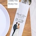 Thank You for Sharing Our First Meal Together Wedding Silverware Bags ...
