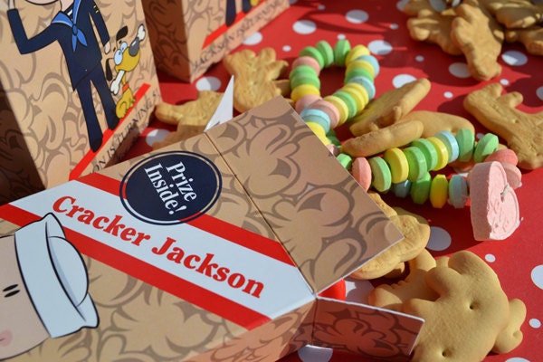 Personalized Cracker Jack Boxes for Children's Birthday - Etsy