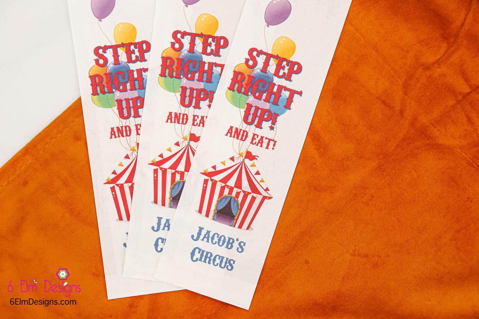 Step Right up Circus Carnival Birthday Silverware Utensil - Etsy
