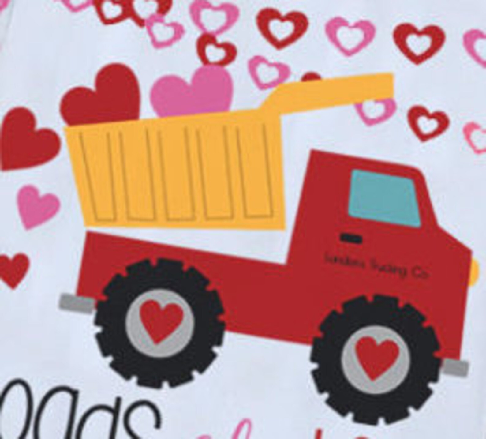 Construction Dump Truck Personalized Goodie Bags Valentines - Etsy