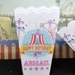 Circus Popcorn Boxes Carnival Birthday Party Carnival Popcorn Boxes ...