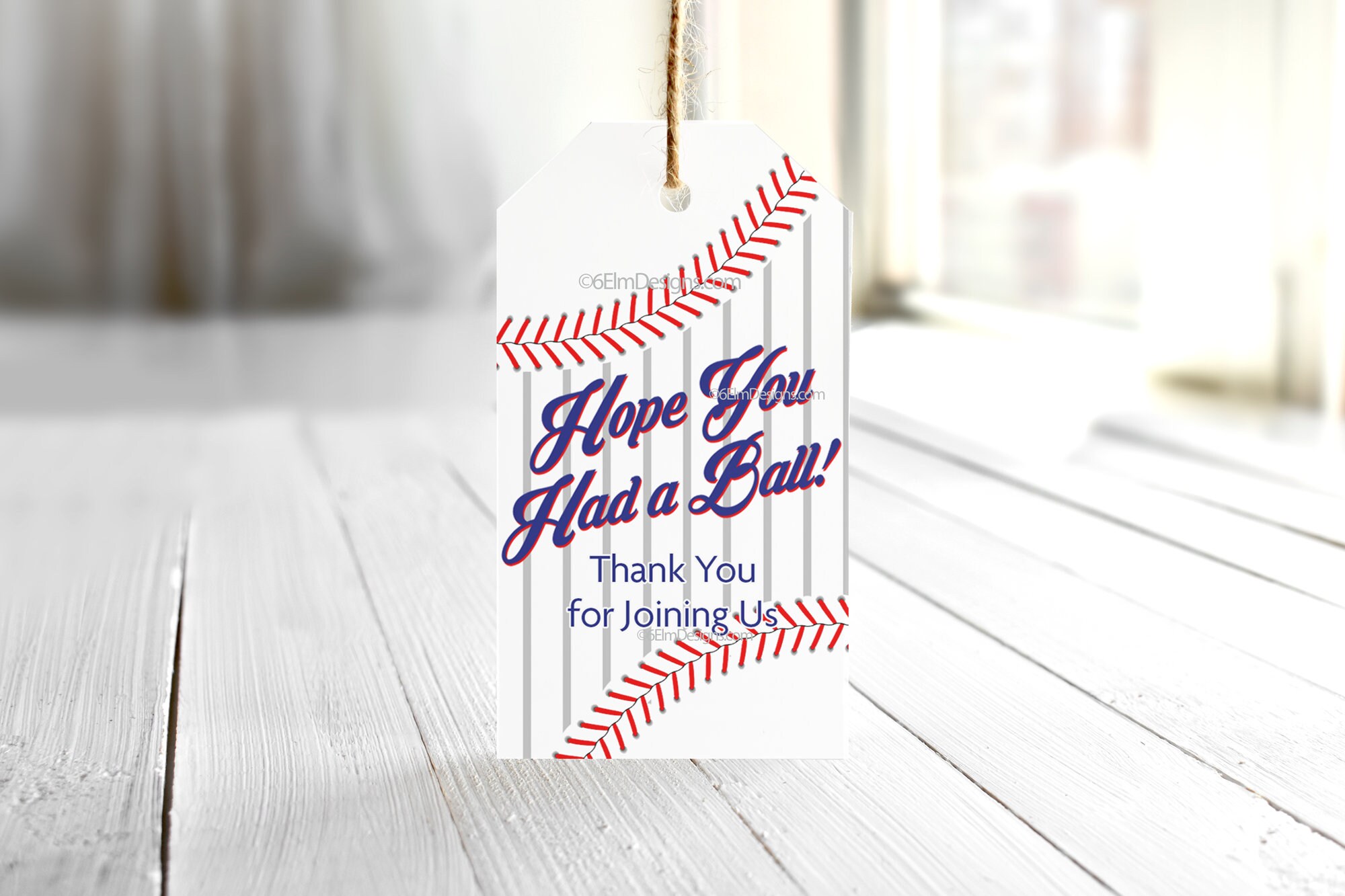 Hope You Had a Ball Stripes Digital Print at Home Tags, Baseball ...