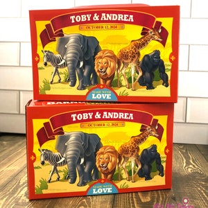 Animal Cracker Labels and Stickers, Wedding Animal Cracker Stickers ...