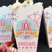 Circus Popcorn Boxes Carnival Birthday Party Carnival Popcorn Boxes ...