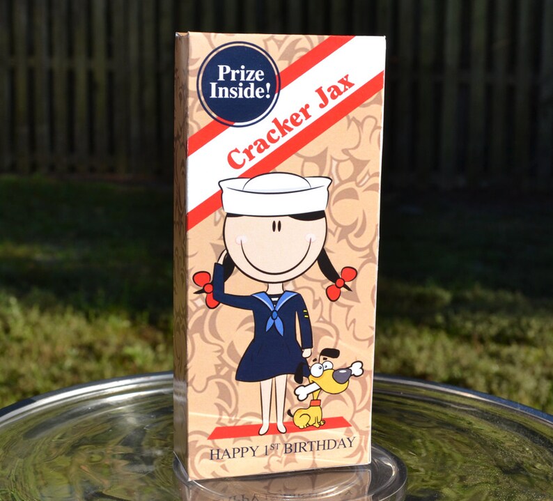 Personalized Cracker Jack Girl Boxes for Childrens Birthday Party ...