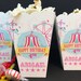 Circus Popcorn Boxes Carnival Birthday Party Carnival Popcorn Boxes ...