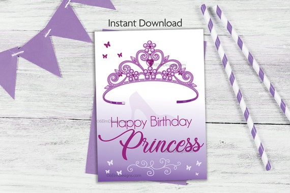 Happy Birthday Princess Crown
