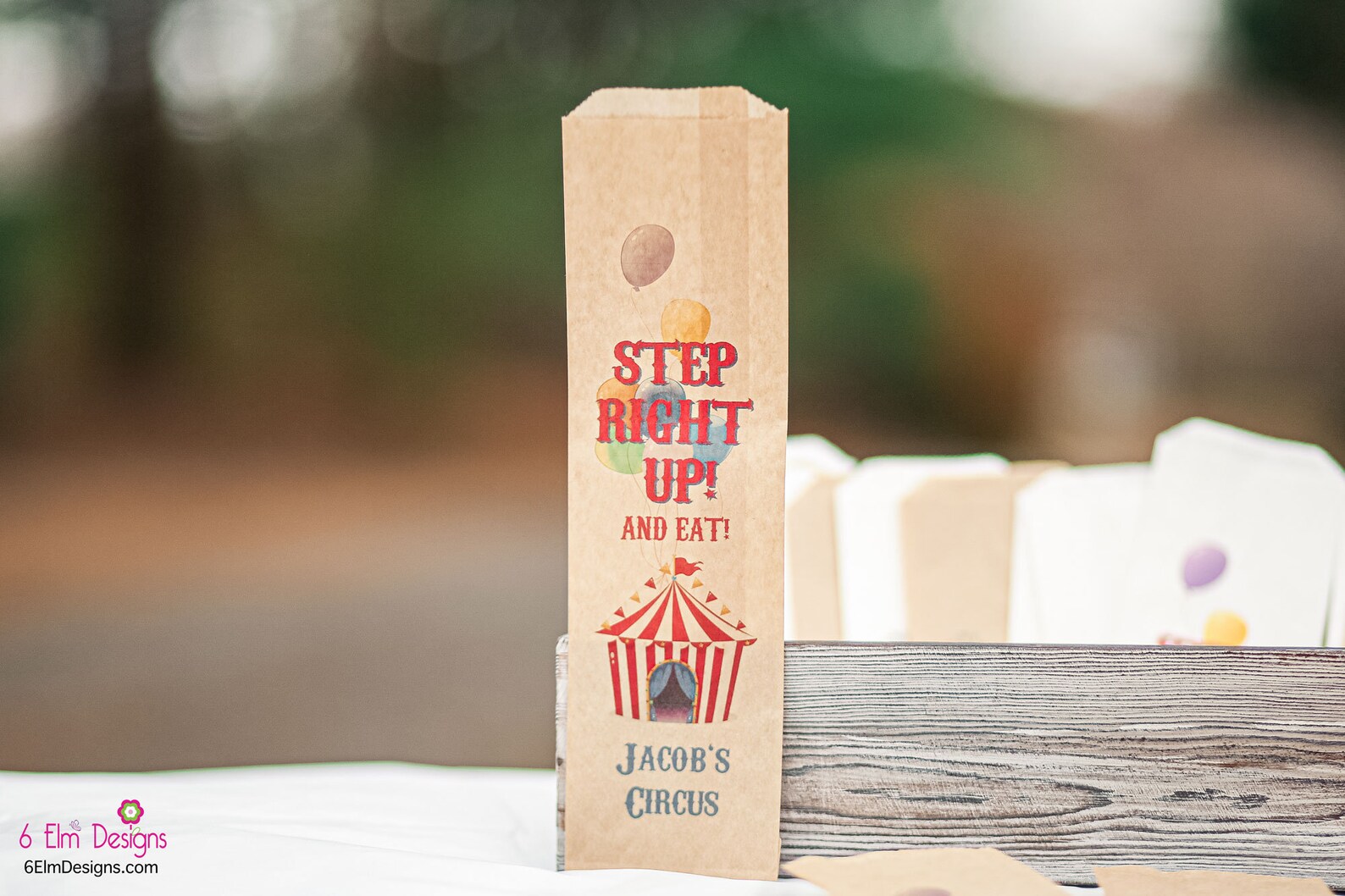 Step Right up Circus Carnival Birthday Silverware Utensil | Etsy