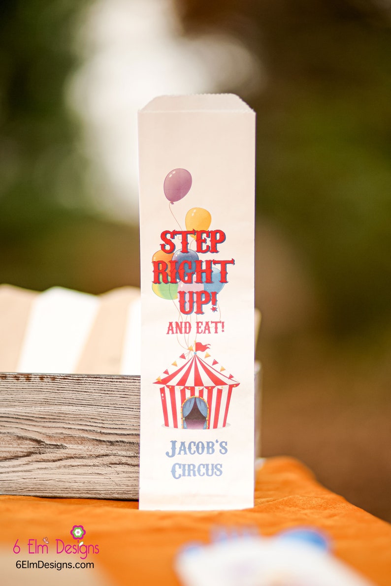 Step Right up Circus Carnival Birthday Silverware Utensil - Etsy