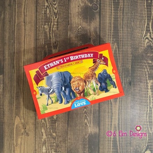 Animal Cracker Stickers, Animal Cracker Labels, Children's Carnival ...