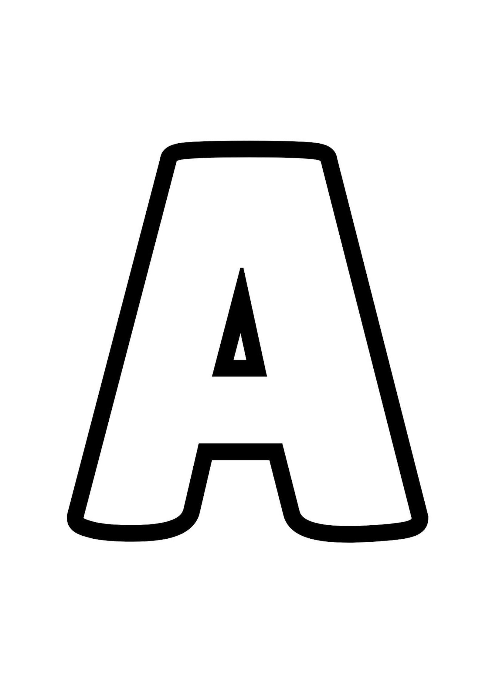 Uppercase Letters Printable, Alphabet Printable, Bubble Capital Letters ...