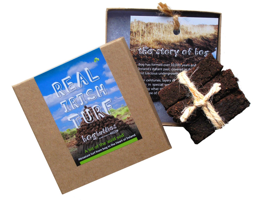 Two Boxed Irish Turf Stacks - Hand Made From Real Irish Bog - Etsy