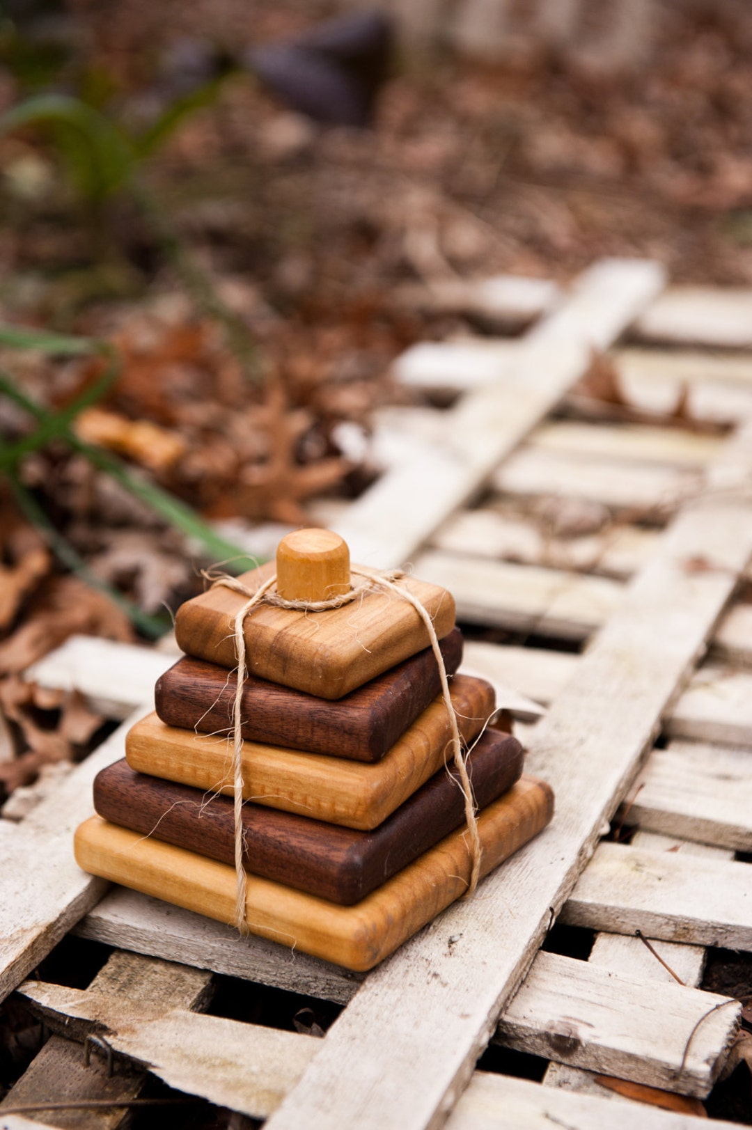 Stack-a-roo Jr. 5-level Organic Stacking Toy - Etsy