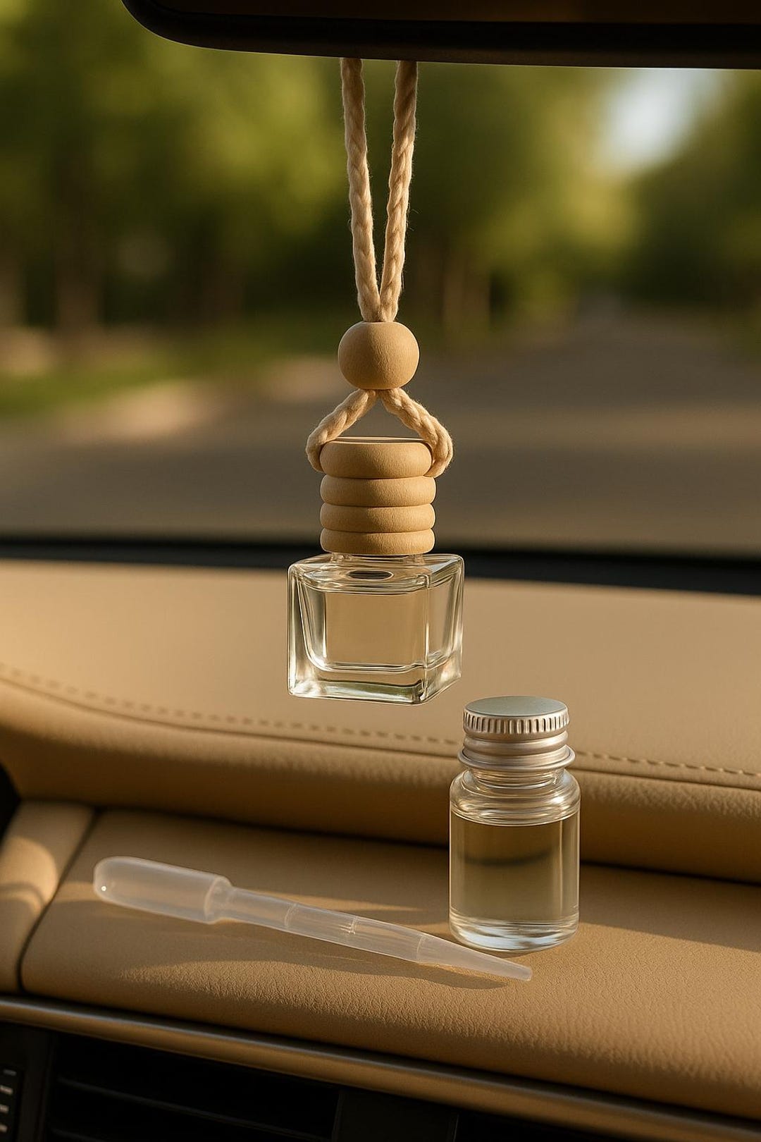 Car Diffuser Set With Refill Bottle and Pipette | Handmade Car Air ...