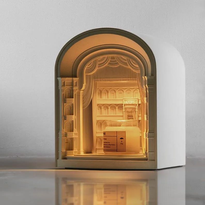 Roman Theatre Cement Night Light : Handcrafted Architectural Concrete ...