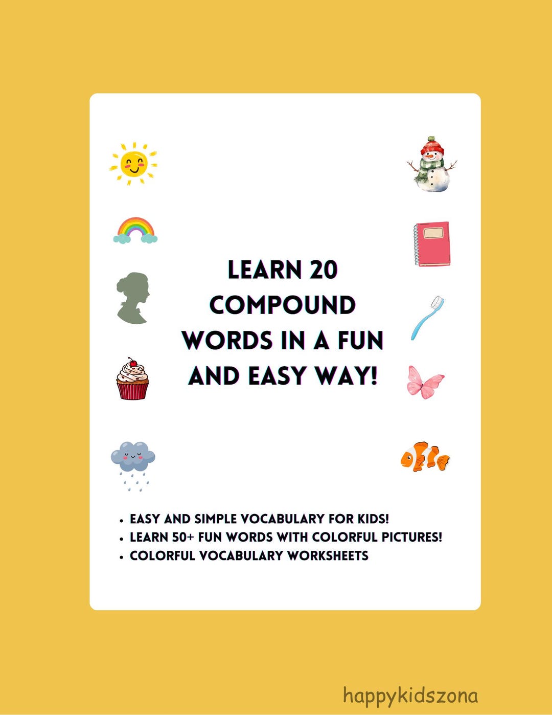 Build Compound Words | 20 Fun Word Activities With 50+ Vocabulary Words ...