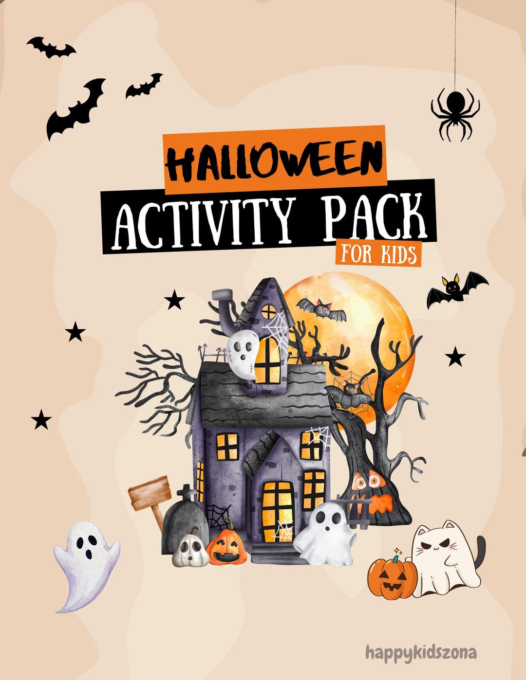 Halloween Activity Pack for Kids | Printable Preschool Worksheets ...