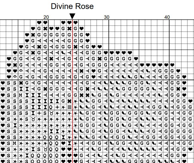 Divine Rose Keyblade (kingdom Hearts Union X) Pattern for Cross-stitch ...
