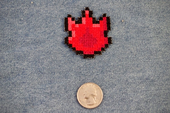 Pokemon Volcano Badge Iron on Patch | Etsy