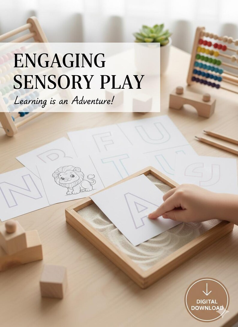 Minimalist Alphabet Tracing Cards, Preschool Handwriting Practice, Ink ...