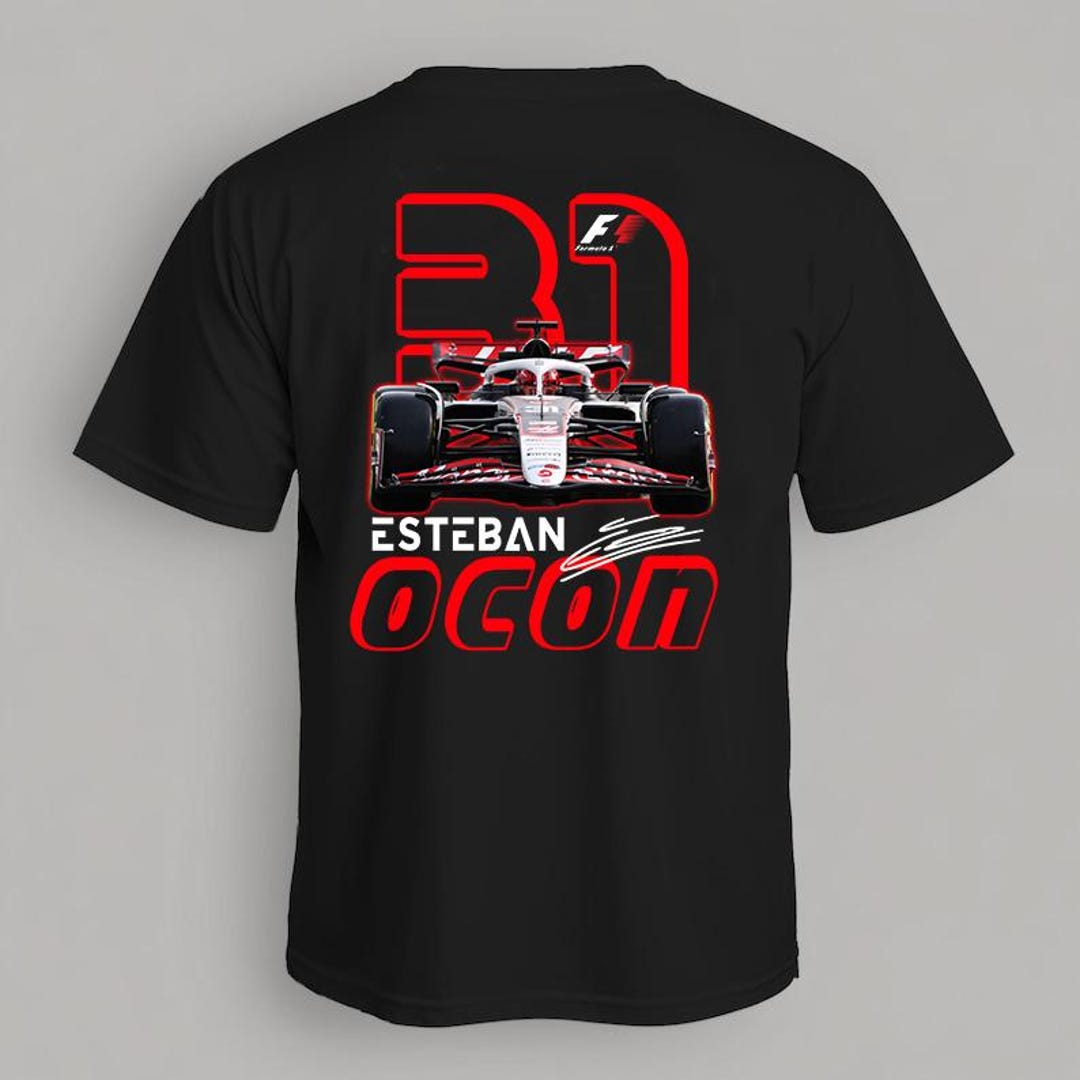 Esteban Ocon #31 F1 Racing Graphic Tee - Comfort Colors, Formula 1 Fan ...