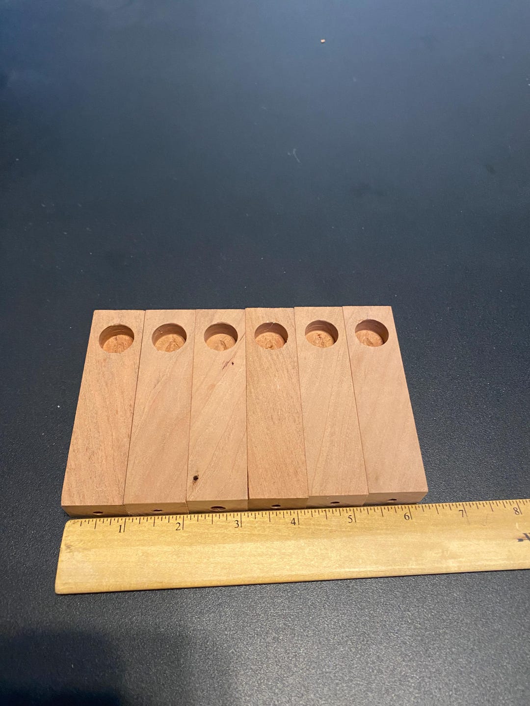 Cherry Wood Smoking Pipe Blanks – Set of 6 | Pre-drilled DIY Pipe ...