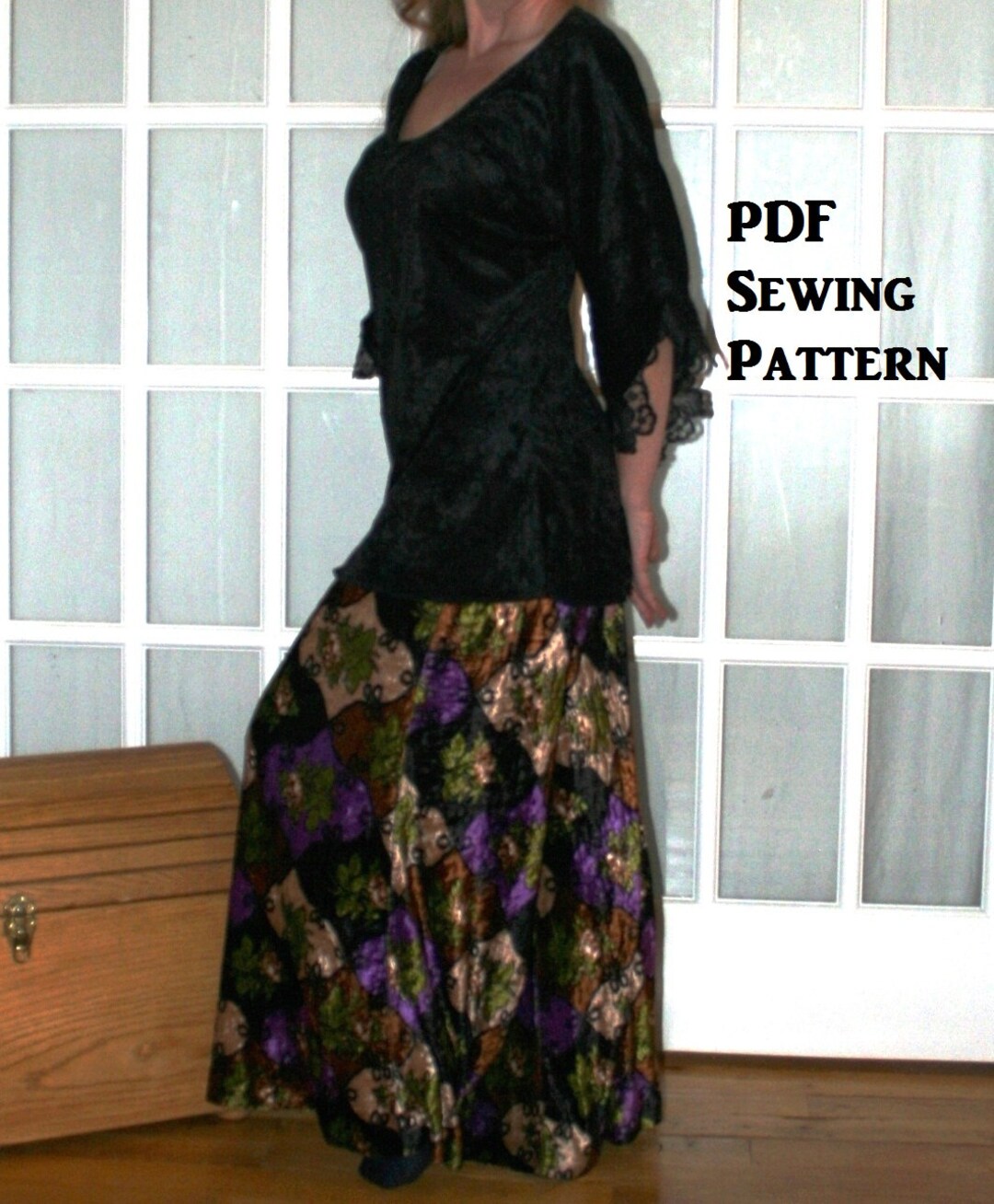 Ladies Tunic Top Shift Dress or Flaired Dress PDF Sewing Pattern ...