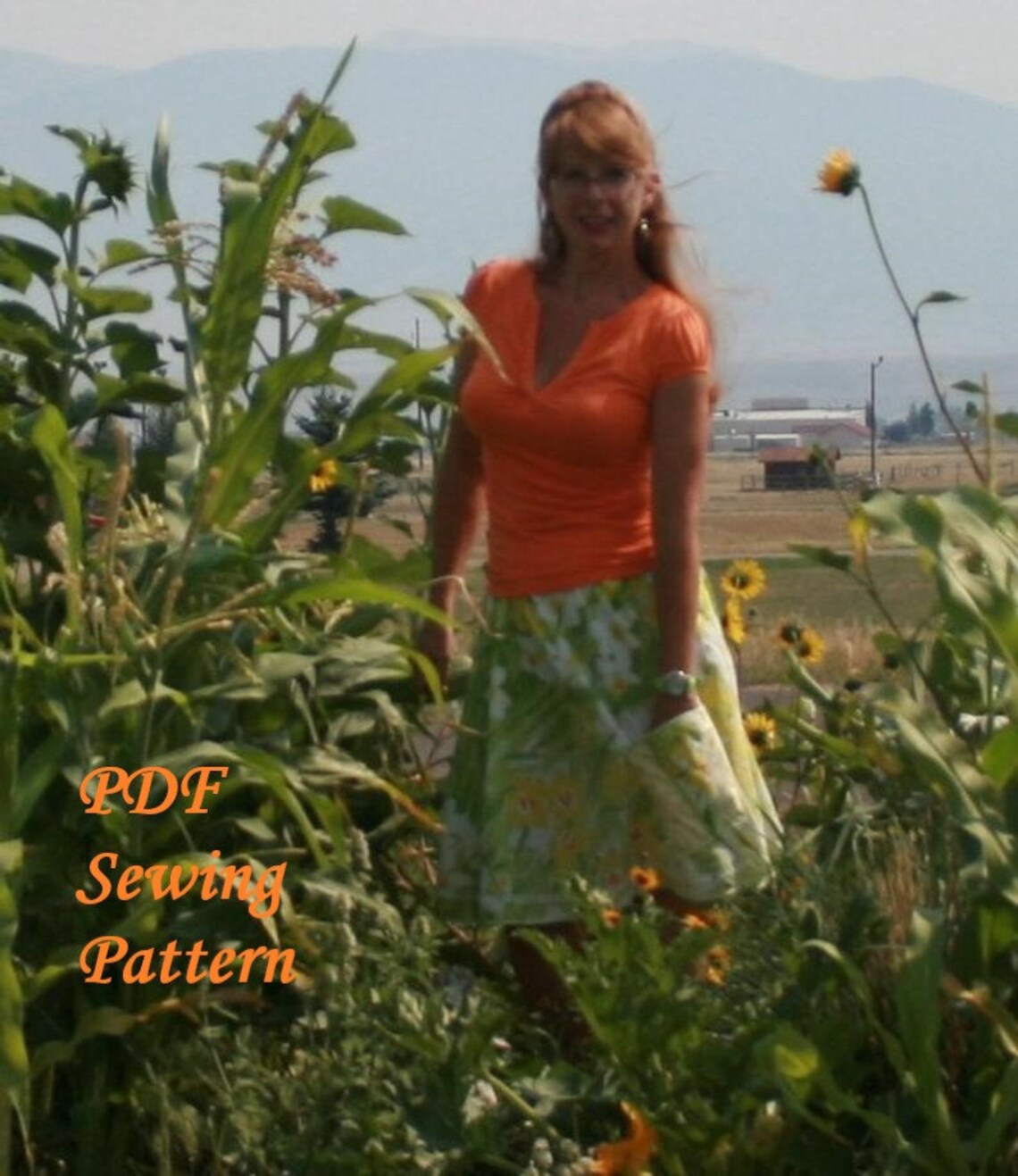 Easy Sewing Pattern Women's Pull on Skirt Printable PDF Sewing Pattern ...