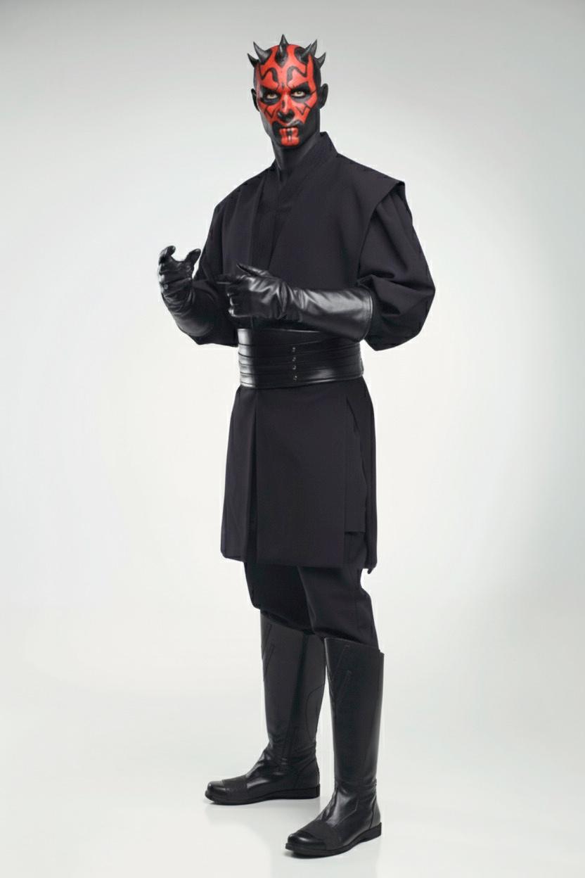 Starwars Inspired Darth Maul Cosplay Costume: Vegan Leather Gloves ...