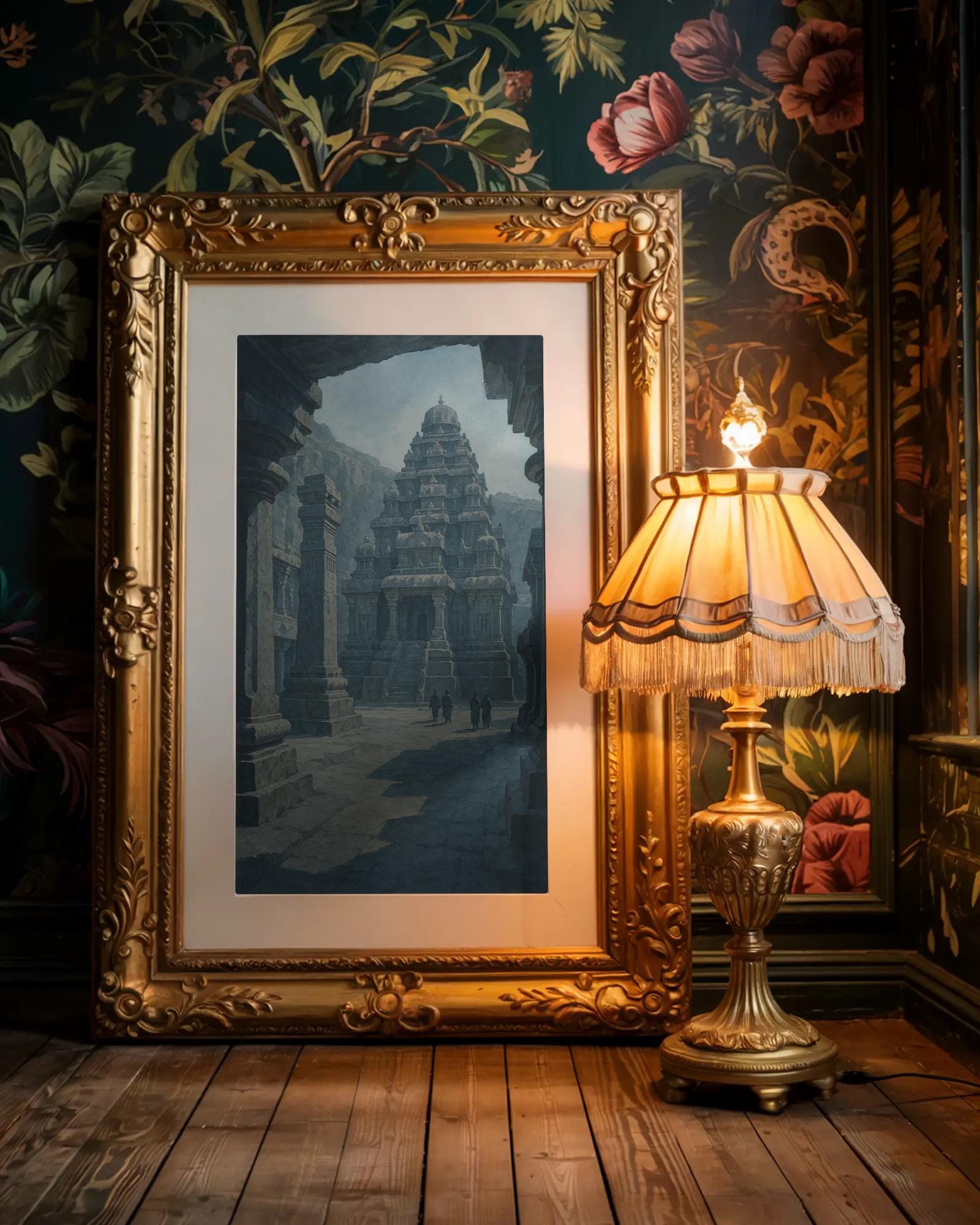 Kailasa Temple Spiritual Printable | Ellora Temple Digital Poster ...