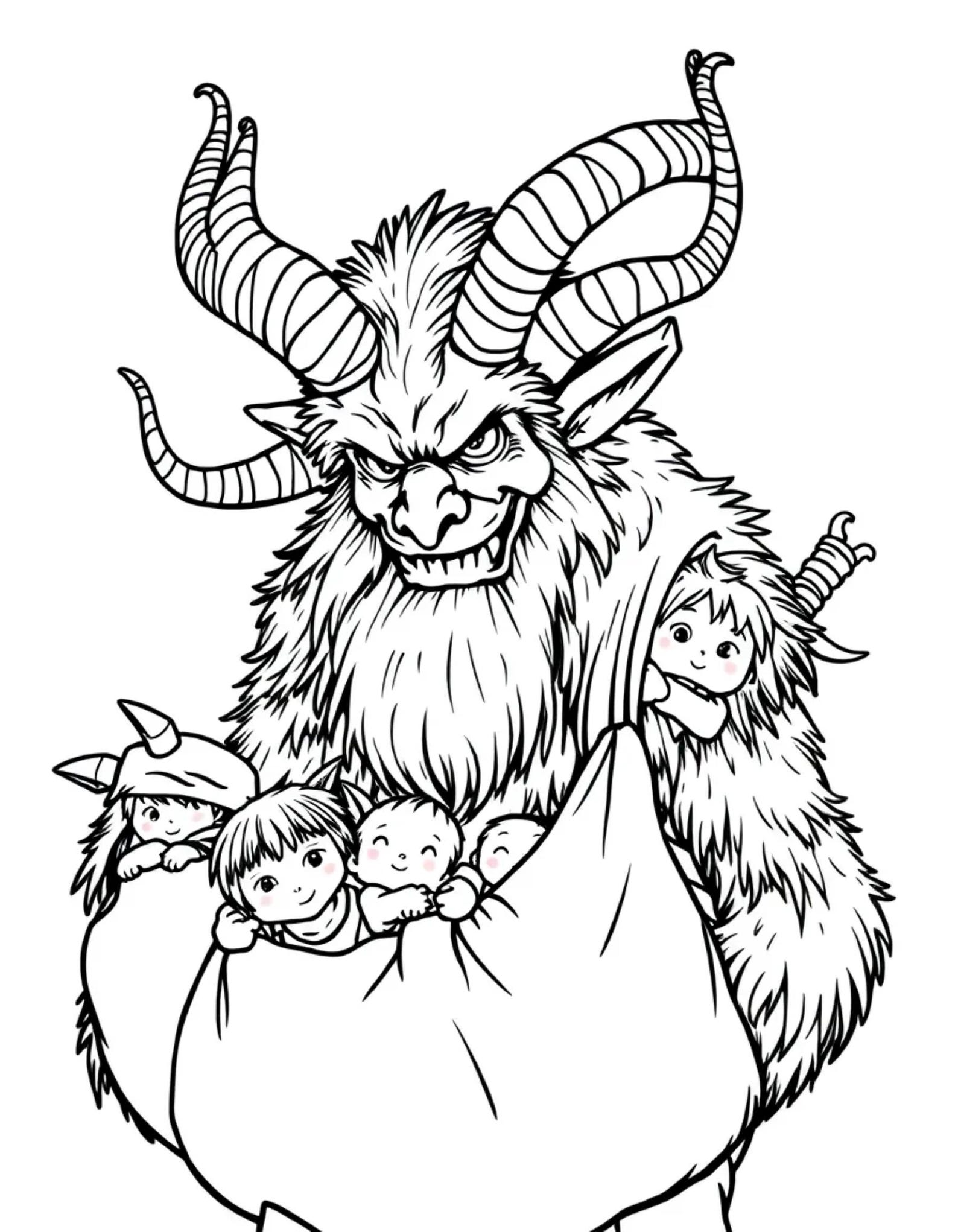 Gothic Christmas Coloring Pages | Digital Download | Dark Holiday ...