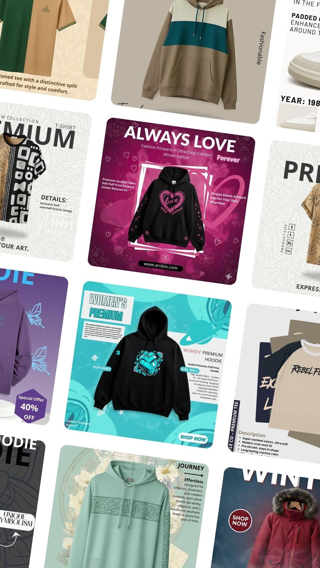 60 Canva Animated Fashion Templates for Clothing, Apparel & Accessories ...