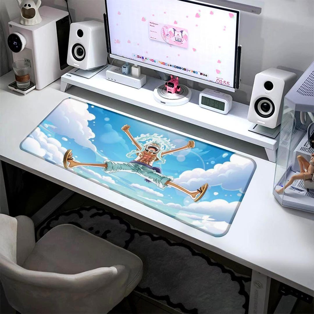One Piece Luffy Playmat, Luffy Desk Mat, Gear 5 Mouse Pad, Anime ...