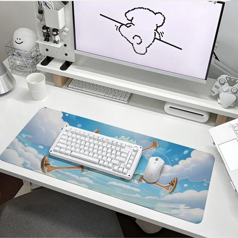 One Piece Luffy Playmat, Luffy Desk Mat, Gear 5 Mouse Pad, Anime ...