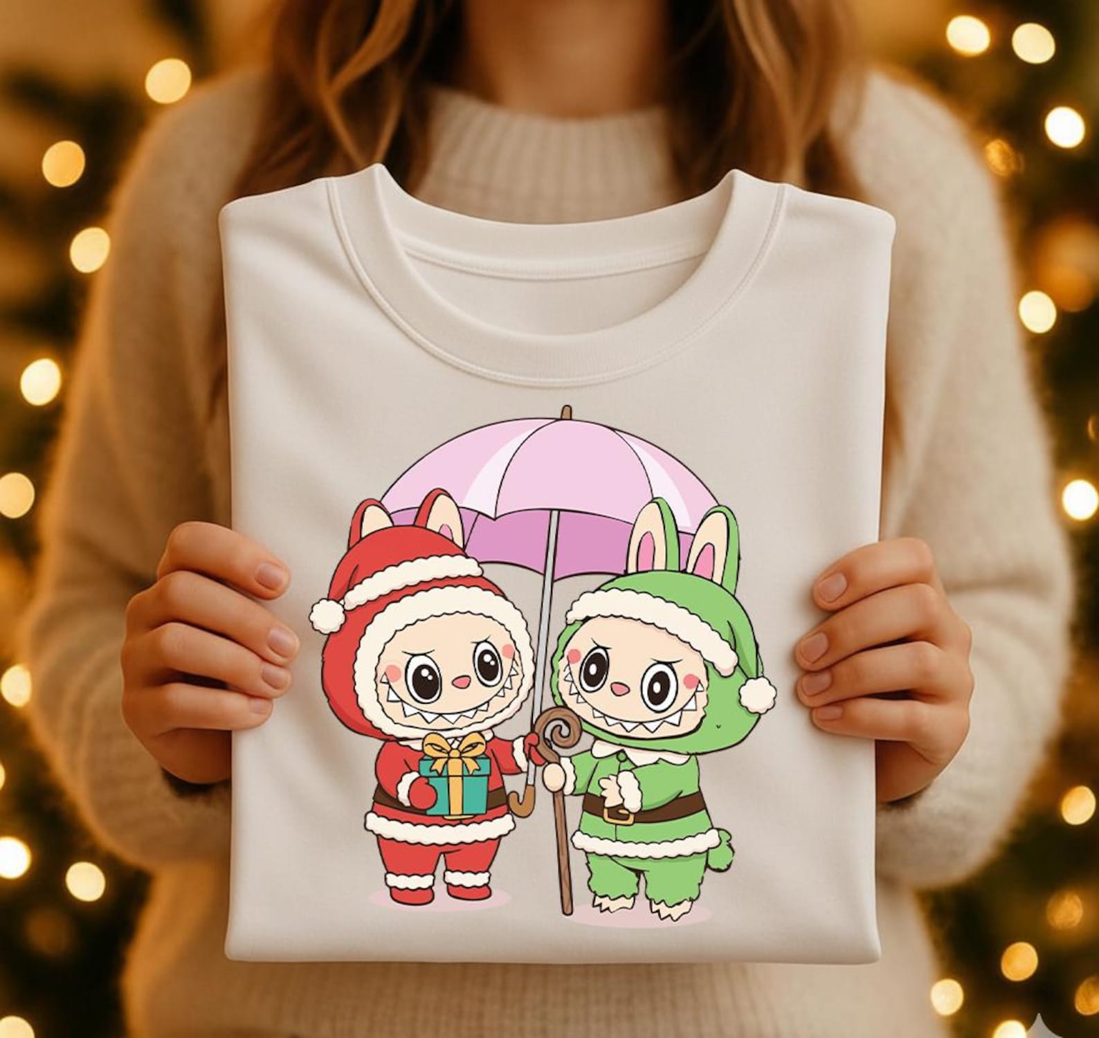20 Labubu Christmas SVG Bundle | Cute Labubu PNG Design | Labubu ...