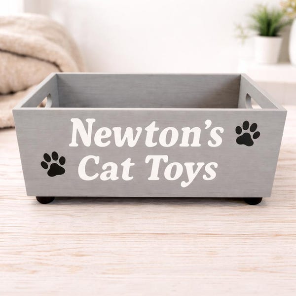 Wood Hand Painted Toy Box - Etsy